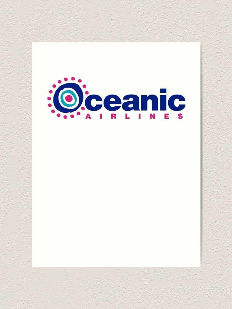"oceanic airlines" Art Print for Sale by TheDorkKnight | Redbubble