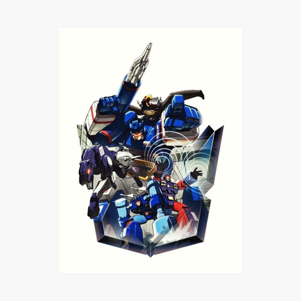 "Soundwave and Recordicons" Art Print for Sale by planetcybertron ...