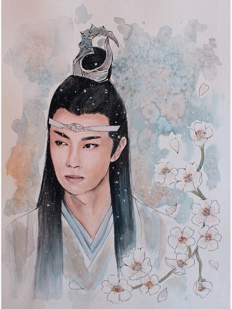 "Lan Zhan" Poster by Aires89 | Redbubble