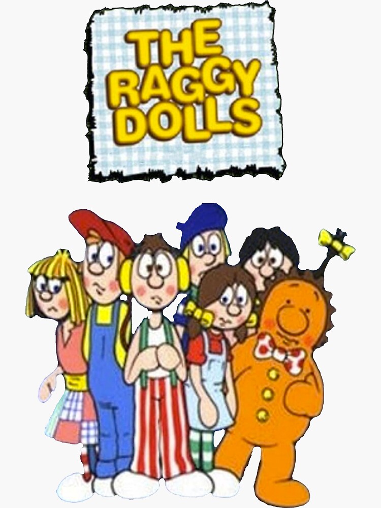 "The Raggy Dolls" Sticker by oldschool-kids | Redbubble