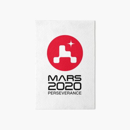 "Mars 2020 Perseverance Logo - Stacked" Art Board Print by JediDesign ...