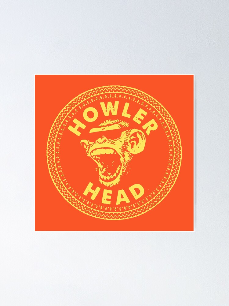 "Howler Head Logo" Poster by xorbah | Redbubble