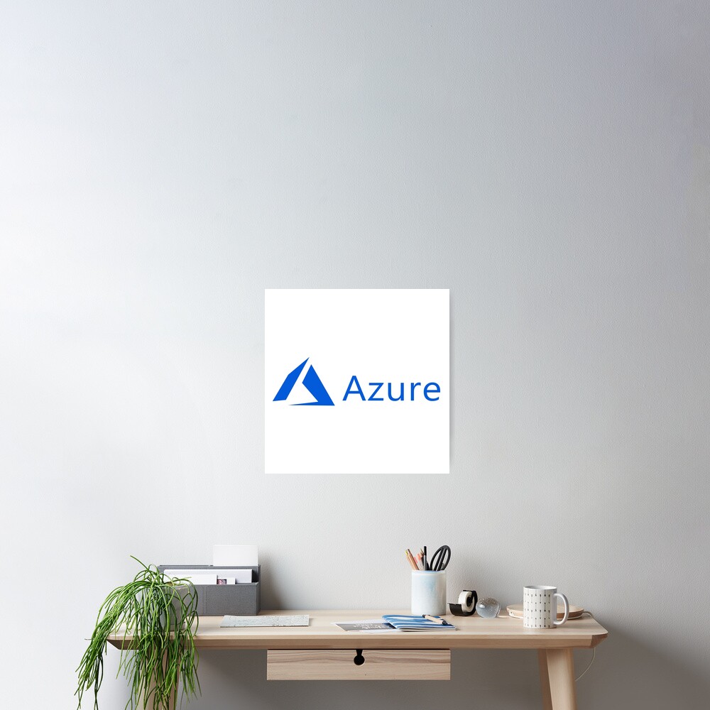 "Microsoft Azure" Poster by flynneres | Redbubble