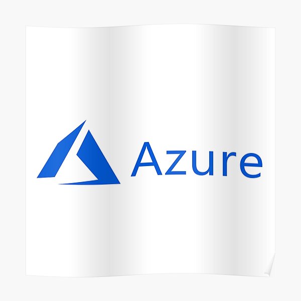"Microsoft Azure" Poster by flynneres | Redbubble