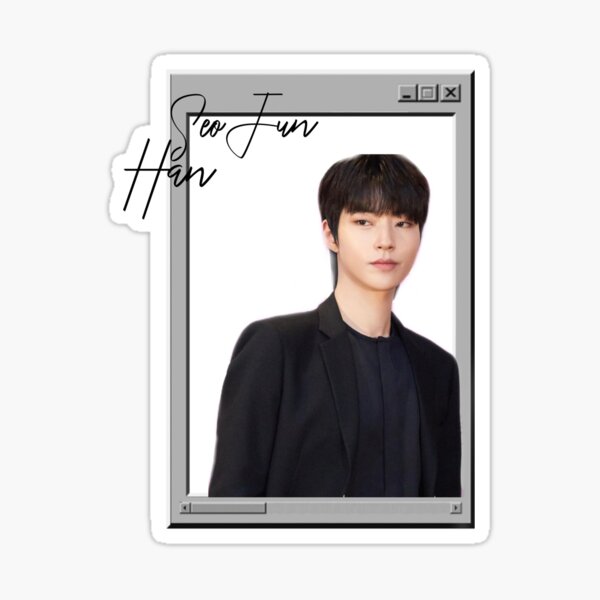 "Han Seo Jun " Sticker by singularityy | Redbubble