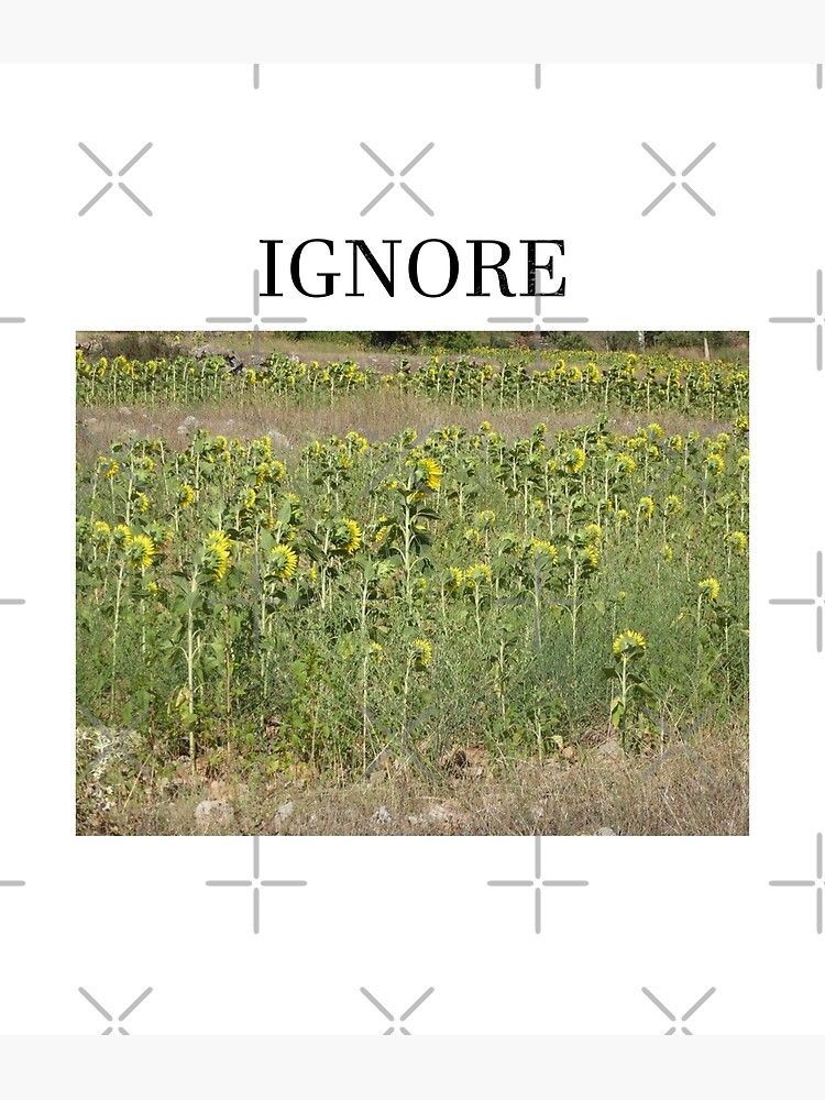 "Ignore" Poster for Sale by jcnenm | Redbubble