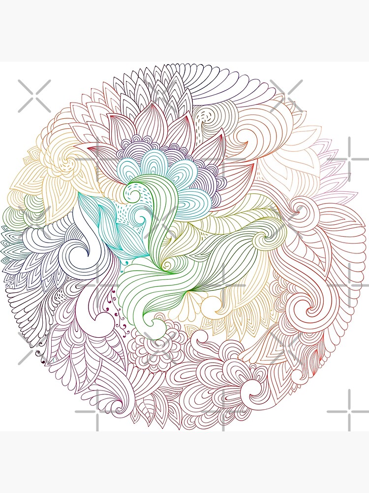 "Mandala Gaia" Poster for Sale by Meditanacor | Redbubble