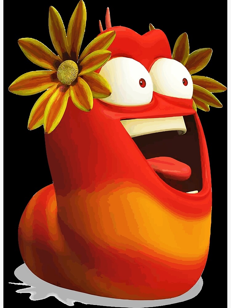 "larva animasi cartoon art" Art Print for Sale by vestjoyce | Redbubble