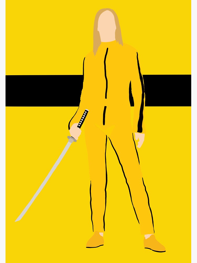 "Kill bill " Sticker for Sale by SickNoteLondon | Redbubble