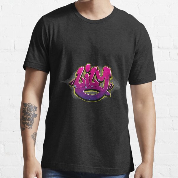 "Lily Graffiti Name" T-shirt for Sale by NameGraffiti | Redbubble ...