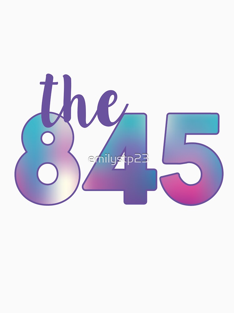 "The 845 Area Code" T-shirt for Sale by emilystp23 | Redbubble | 845 t ...