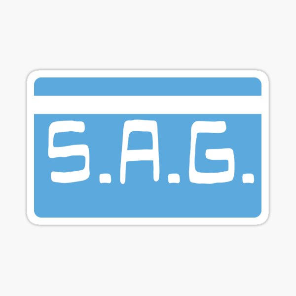 "S.A.G. sticker" Sticker by SketchManDL | Redbubble