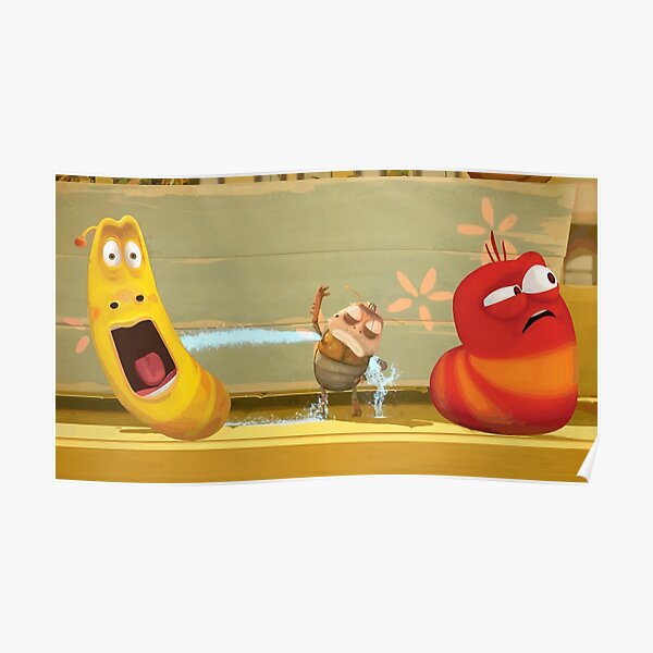 Larva Cartoon Posters | Redbubble