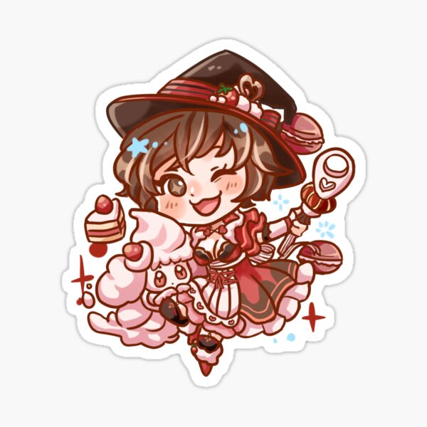 "Strawberry Witch Meiko" Sticker for Sale by Ryllen | Redbubble