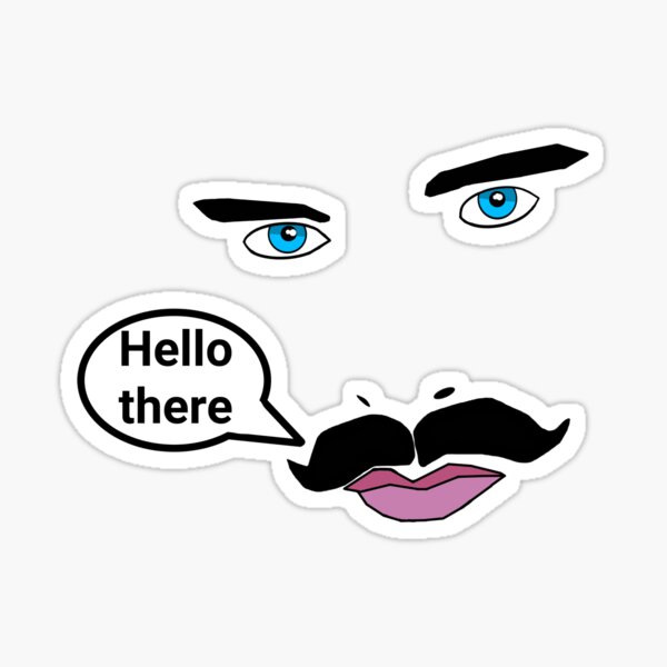 "Man Face" Sticker for Sale by rob-cure | Redbubble