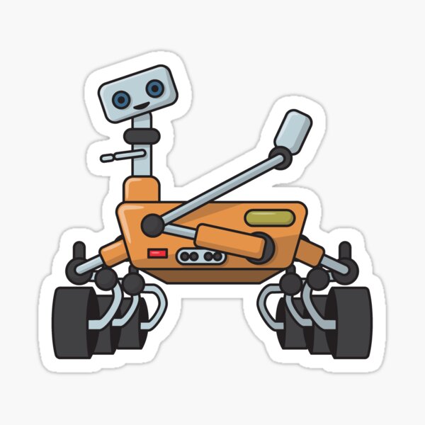 "Perseverance Mars Rover Percy Cute Nasa" Sticker by konman96 | Redbubble