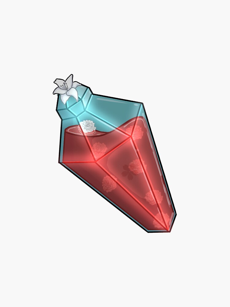 "Rose Potion" Sticker by atekimchi | Redbubble