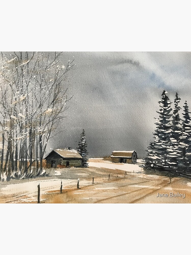 "February Watercolour Sky" Art Print for Sale by JaneBailey | Redbubble