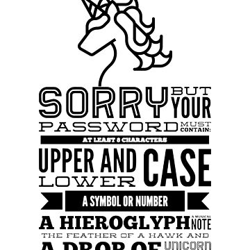 "Sorry But Your Password Must Contain At Least 8 Characters Upper And ...