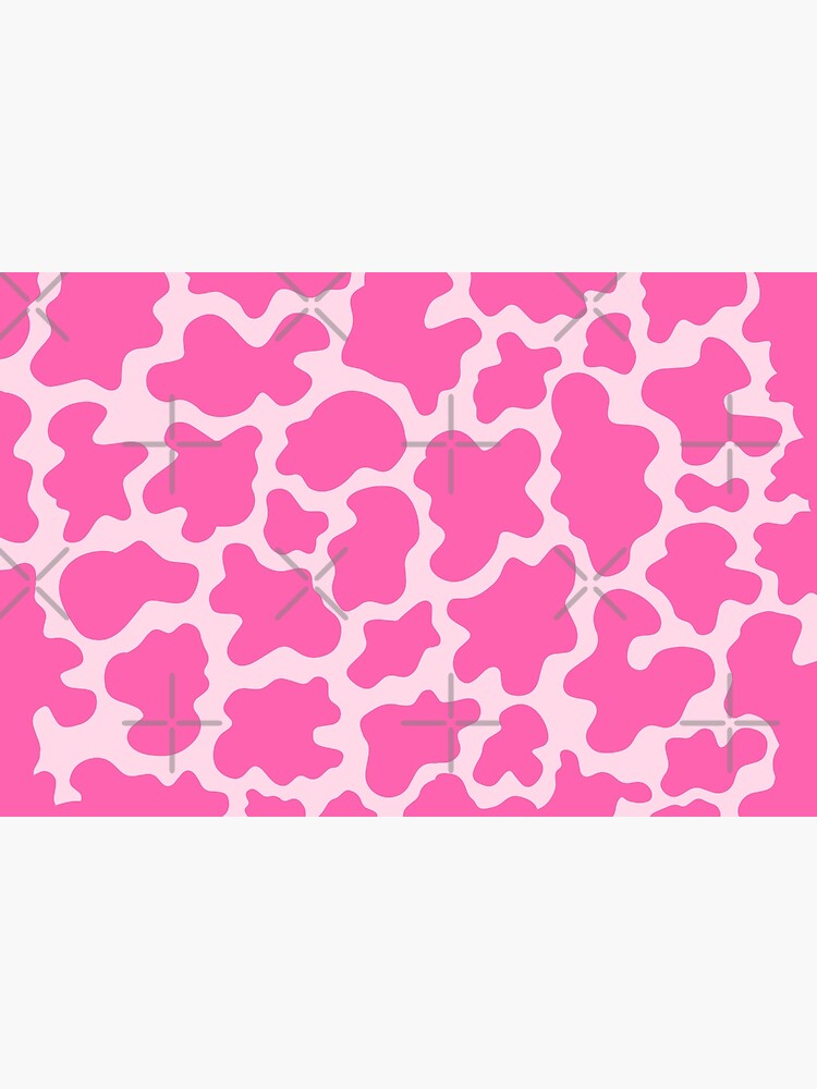 "Pink Cow Print Animal Print Patterns " Art Print by patternsoup ...