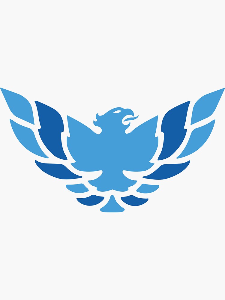 "Firebird Blue Flame Alpha" Sticker for Sale by Firebird66 | Redbubble
