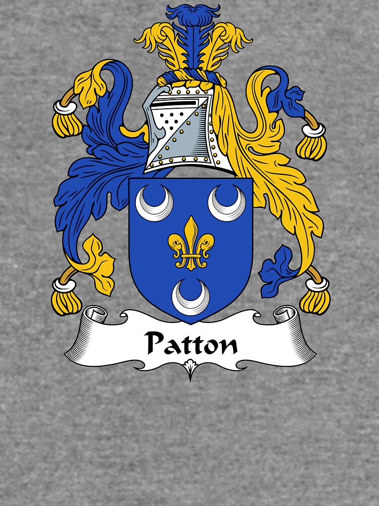 "Patton Coat of Arms / Patton Family Crest" Lightweight Sweatshirt for ...