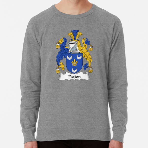"Patton Coat of Arms / Patton Family Crest" Lightweight Sweatshirt for ...
