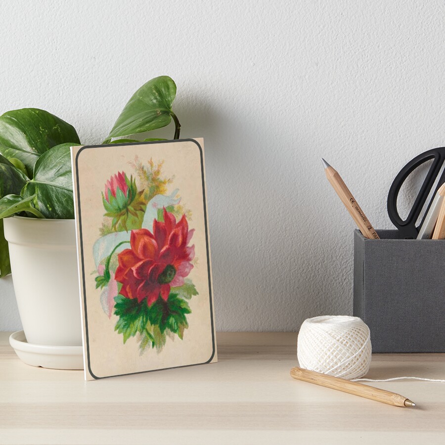 "Vintage Peony Poster" Art Board Print for Sale by BeatrxiLilly | Redbubble