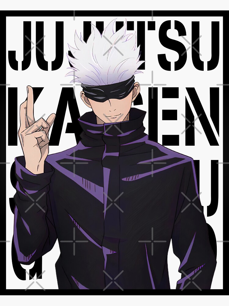 "Jujutsu Kaisen - Satoru Gojo" Sticker by Animania-AnimeS | Redbubble