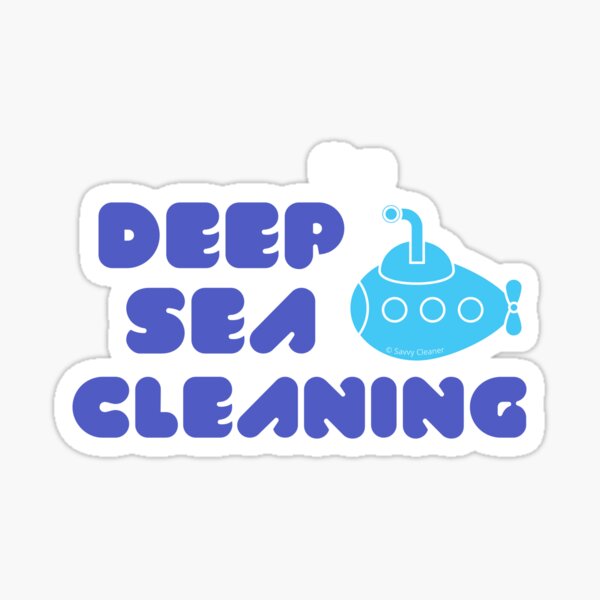"Deep Sea Cleaning Submarine Housekeeping Lady Gifts" Sticker for Sale ...