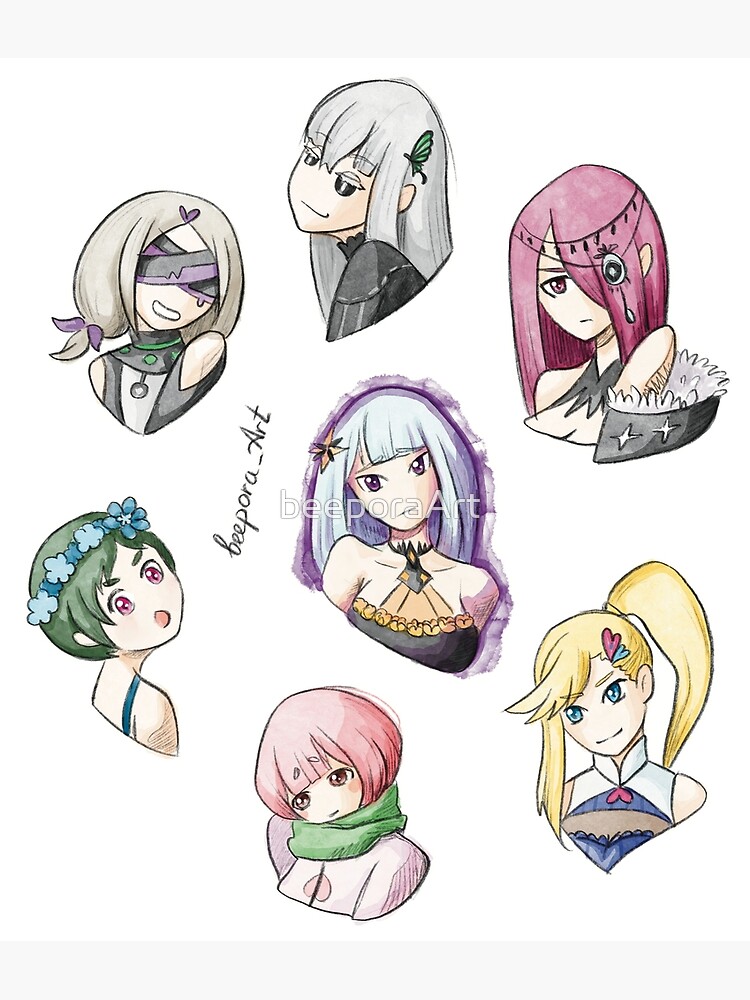 "Witches of Sin from Re:Zero" Poster for Sale by beeporaArt | Redbubble