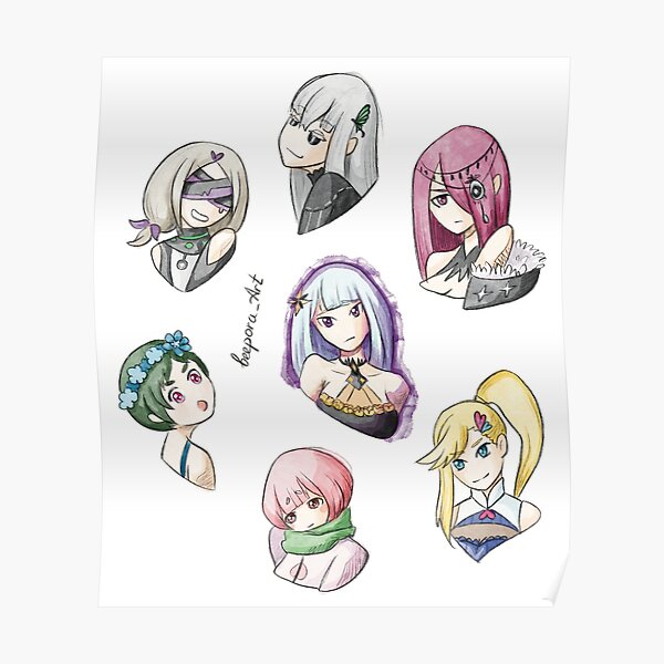 "Witches of Sin from Re:Zero" Poster for Sale by beeporaArt | Redbubble