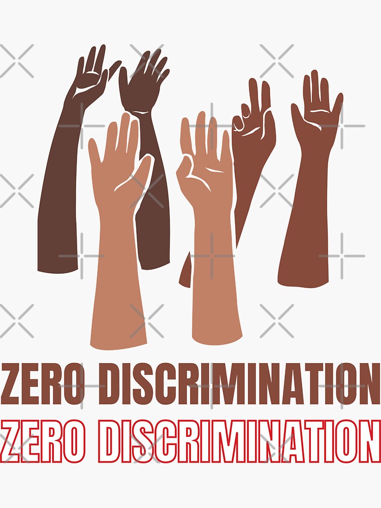 "Zero Discrimination - Zero Discrimination Day 2021" Sticker for Sale ...