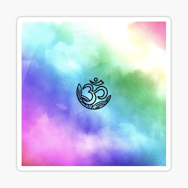 "Zen Balance - Gradient Watercolor, Pride Colors" Sticker for Sale by ...