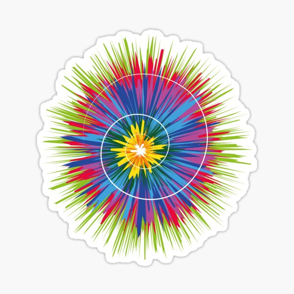 "mandala destellos " Sticker for Sale by OperExpreza2021 | Redbubble