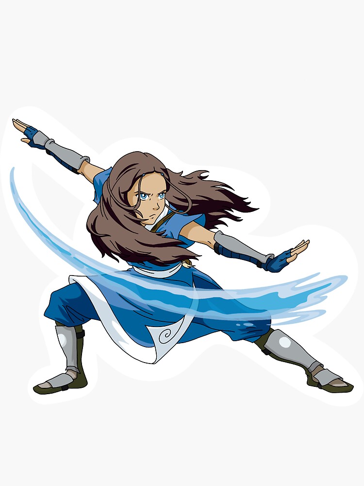 "Katara: Avater the Last Airbender" Sticker for Sale by alwzonthatmolly ...