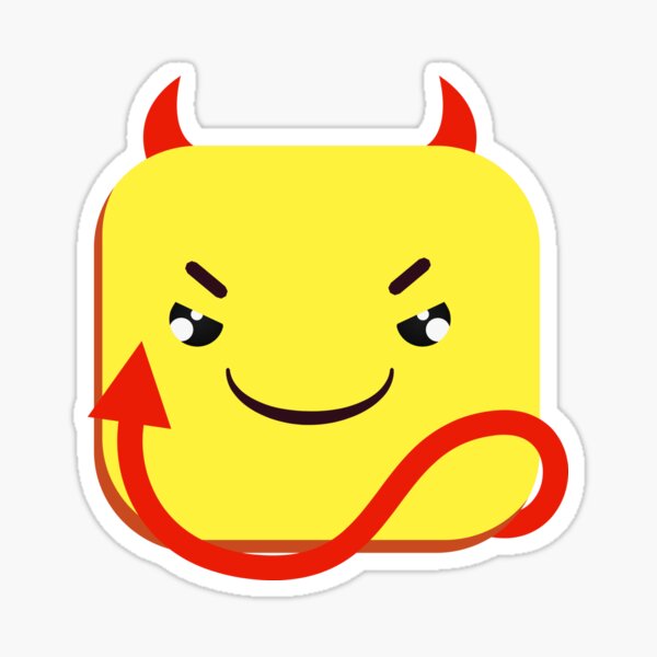 Devil Emoji Stickers | Redbubble