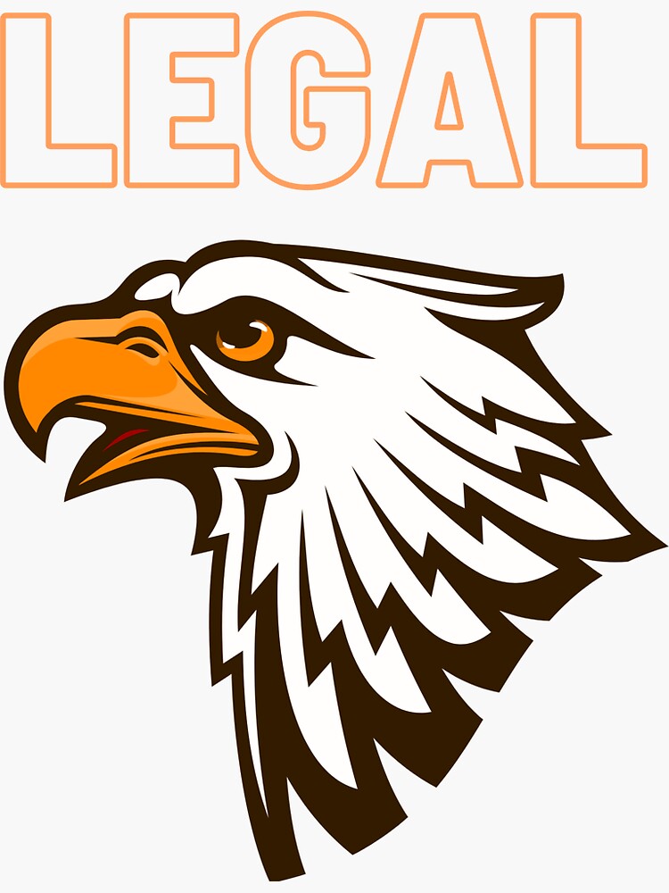 "Legal Eagle" Sticker for Sale by BenjaminC13 | Redbubble