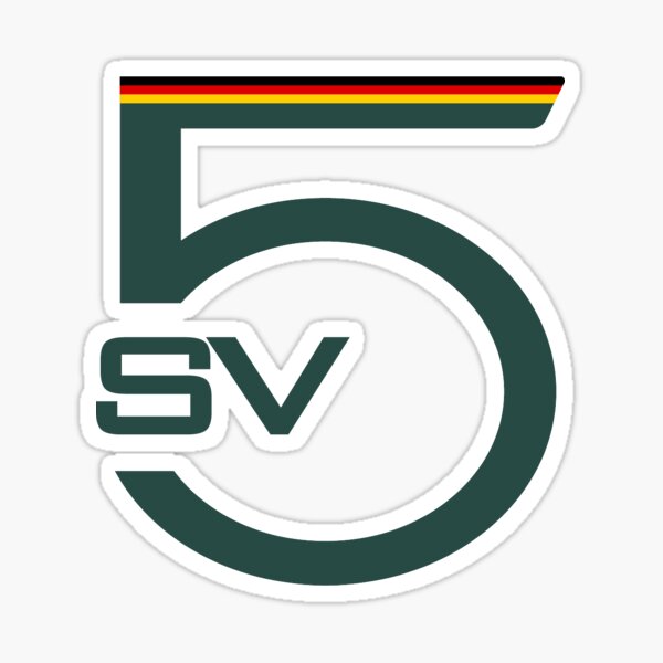 "Sebastian Vettel 5 SV Design 2021 Aston Martin" Sticker for Sale by ...