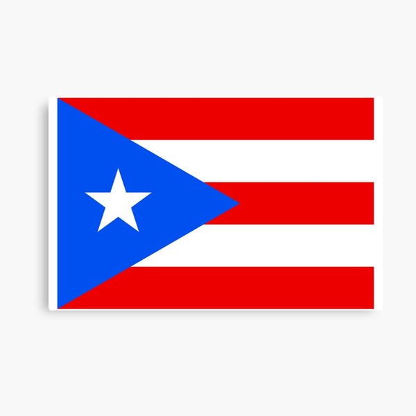 Lienzo «Puerto Rico, Emblema Nacional de Puerto Rico, Bandera de Puerto ...