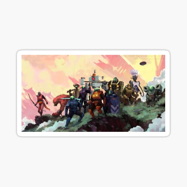 "Risk of Rain 2 Poster" Sticker by JarlBontime | Redbubble