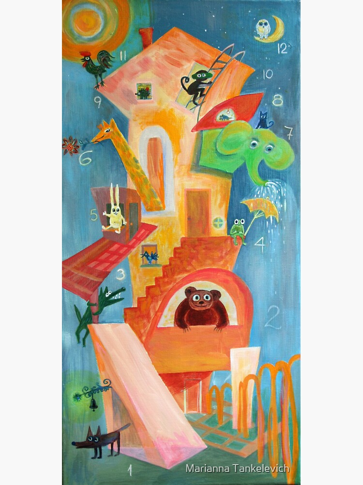 "Goofy House " Sticker for Sale by mariannat | Redbubble