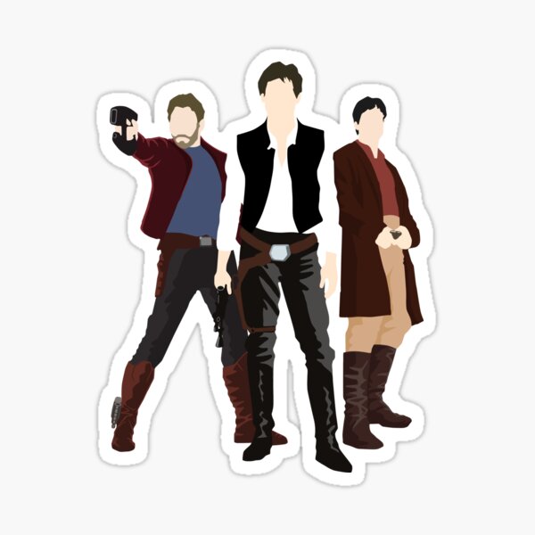 "Space Trio" Sticker for Sale by Clever-Monkey | Redbubble