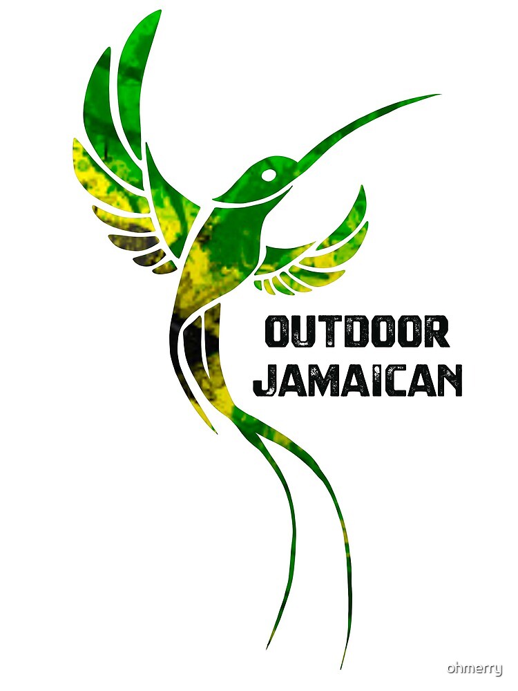 "Outdoor Jamaican - Doctor Bird large logo" Art Print by ohmerry ...