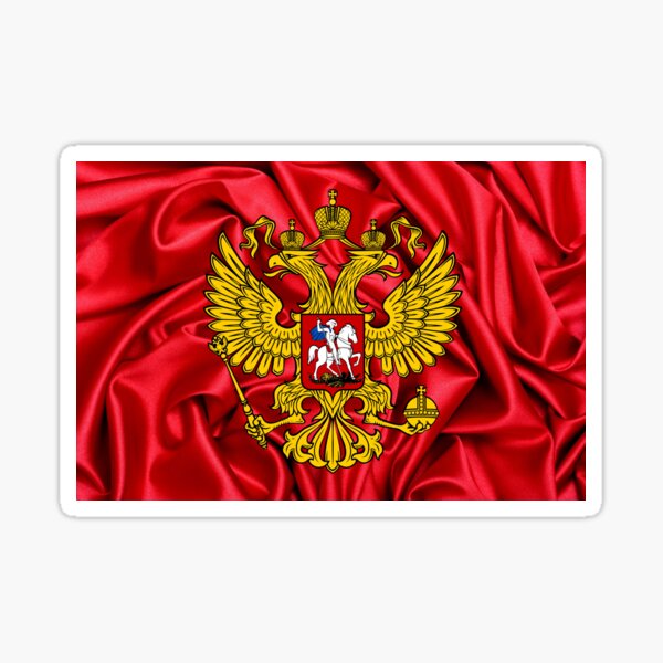 "RUSSIA" Sticker by IMPACTEES | Redbubble