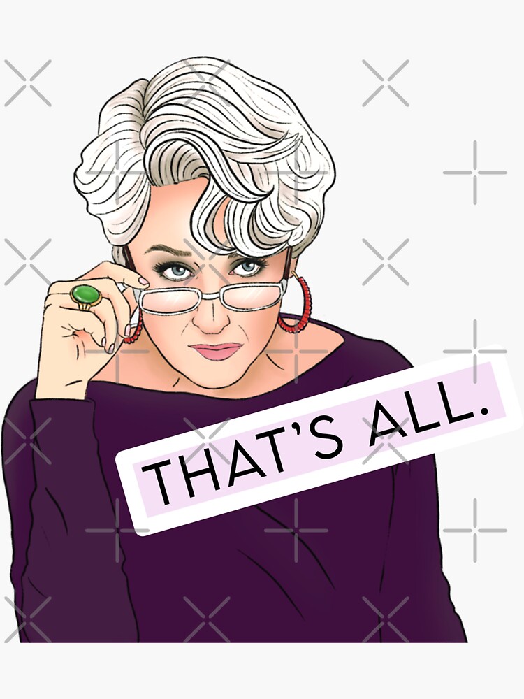 "miranda priestly" Sticker for Sale by SplendidArt | Redbubble