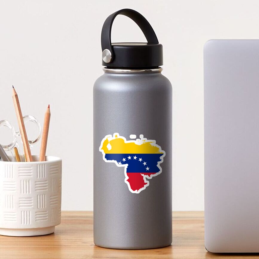"Flag Map of Venezuela" Sticker by abbeyz71 | Redbubble