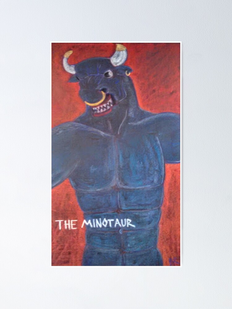 "The Minotaur" Poster by brusling | Redbubble