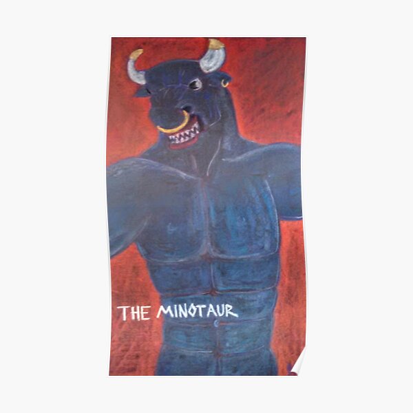 "The Minotaur" Poster by brusling | Redbubble