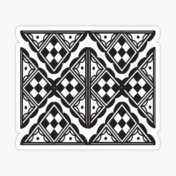 "Kabyle pottery pattern" Sticker for Sale by Eldjama | Redbubble